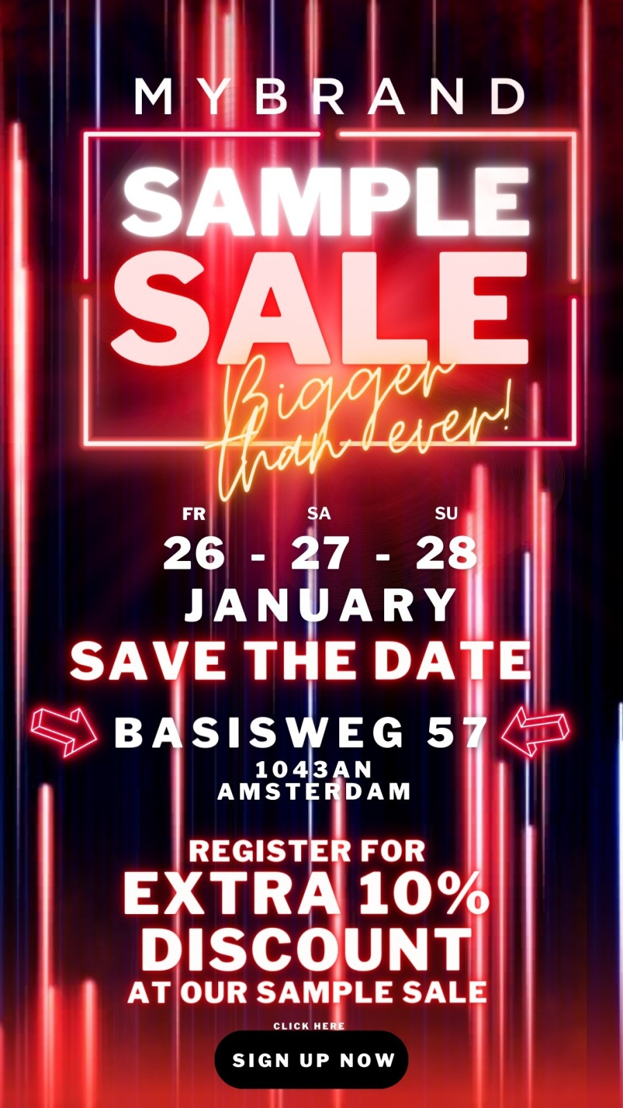 My Brand Sample sale -- Sample Sale in Amsterdam